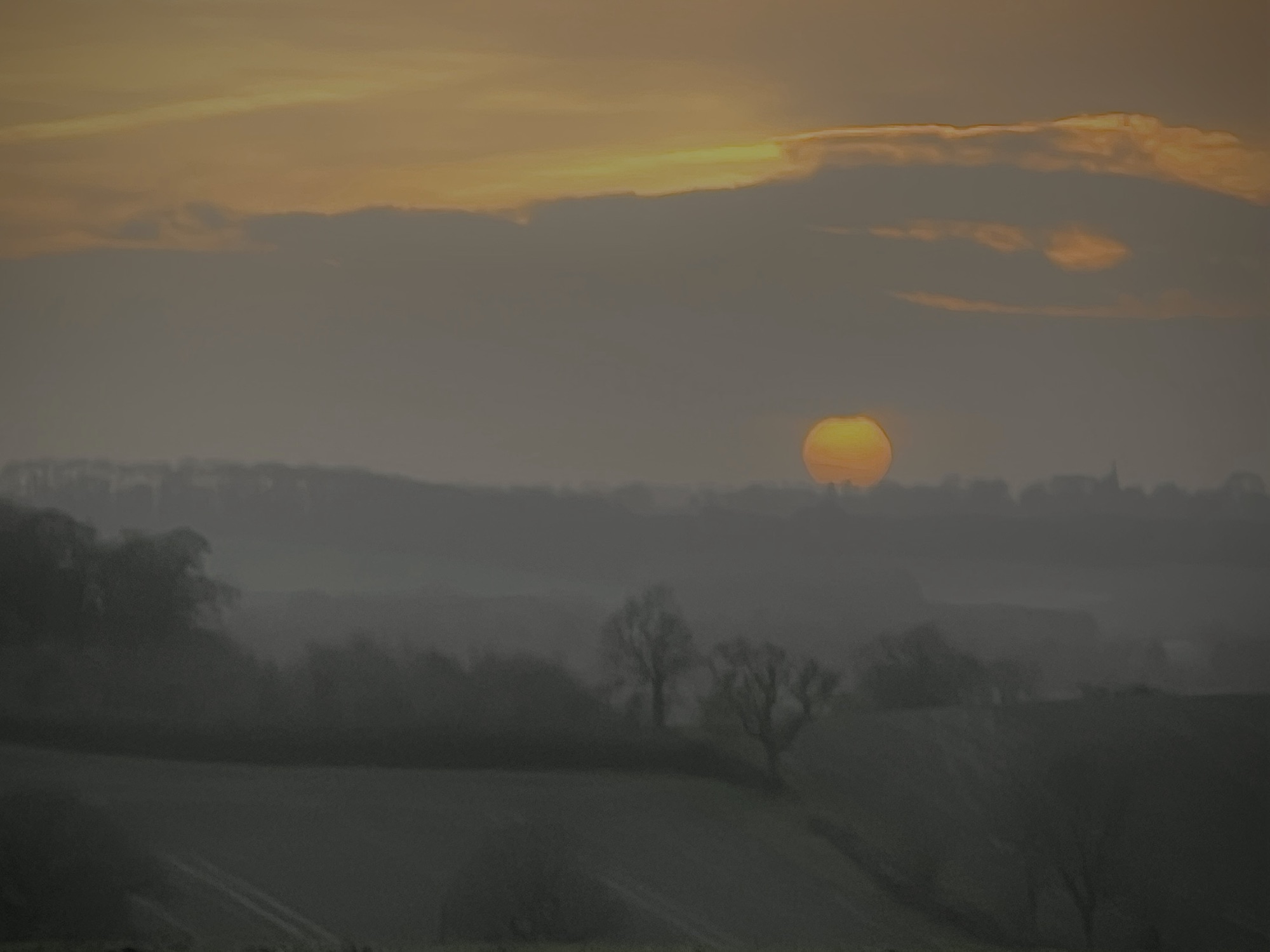 Winter solstice sunset | Daft Mumblings